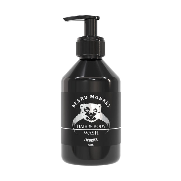 Beard Monkey Licorice Hair & Body Wash 250ml - Beautybar