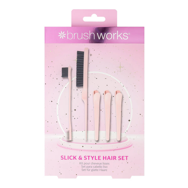 Brush Works Slick & Style Hair Gjafasett - Beautybar
