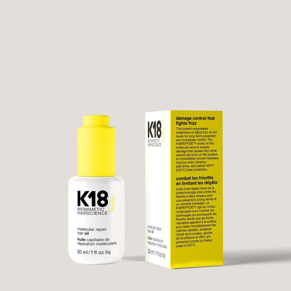 K18 Biomimetic Hairscience Molecular Repair Hair Oil 30ml - Beautybar